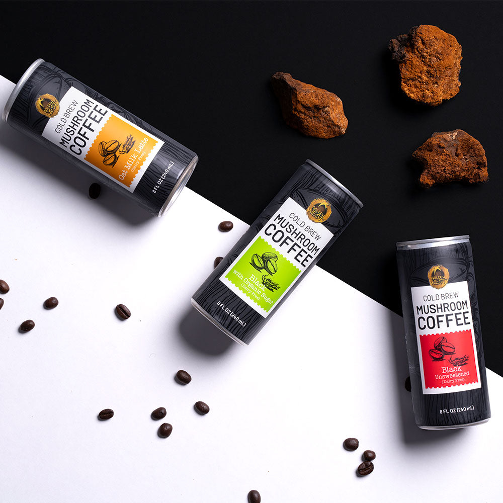 Cold Brew Mushroom Coffee – Golden Nest Coffee